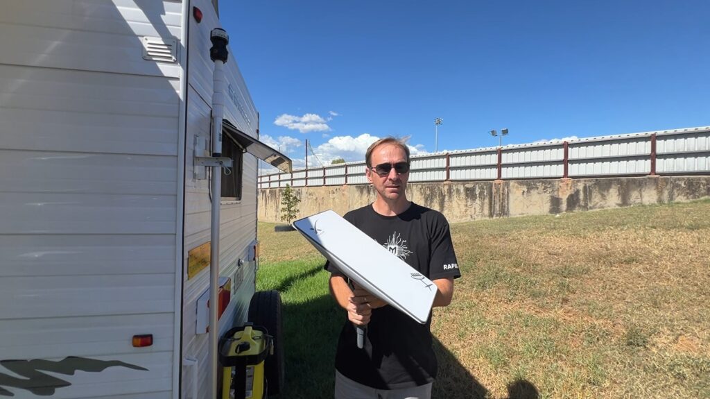 ROLLING WITH STARLINK: DIY CARAVAN MOUNT GUIDE – Digital Nomads